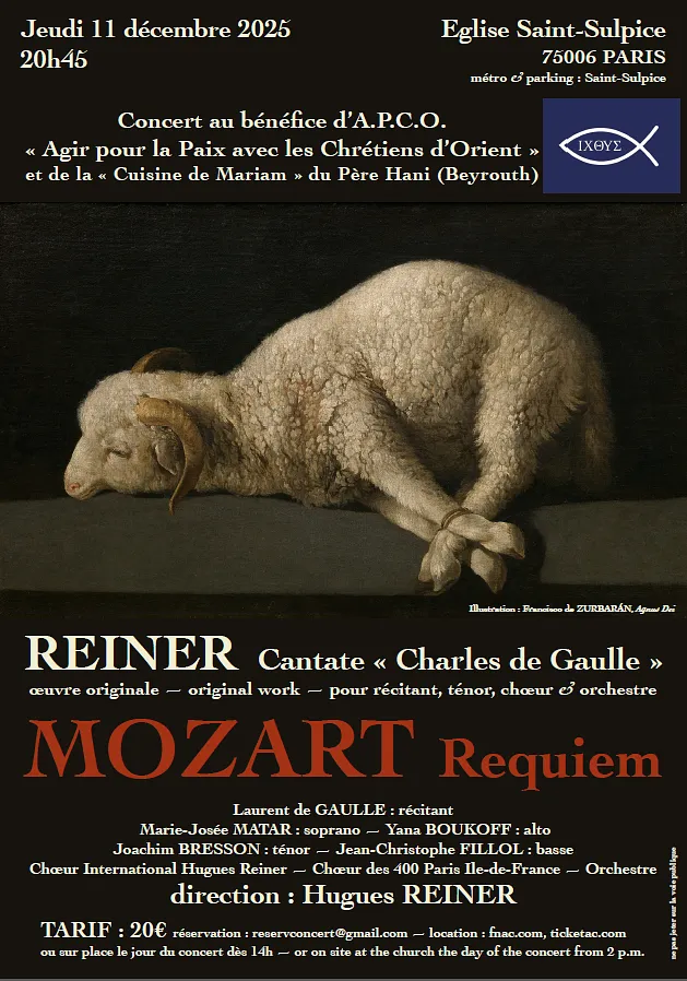 🇫🇷 MOZART REQUIEM, Le chœur des 400 donne 1 concert en l'Église Saint ...